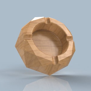 Ashtray 3D CAD Files | Stl Step | CNC Cut Files | 3D Printing | Ashtray ...