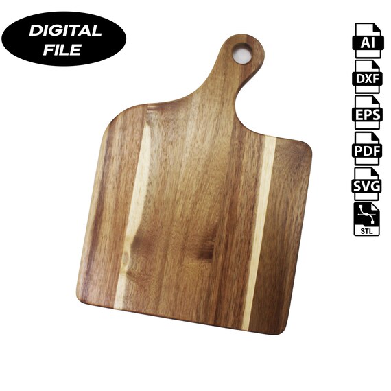 Cutting Board CNC Files for Wood svg Dxf Pdf Eps Ai Stl | Etsy