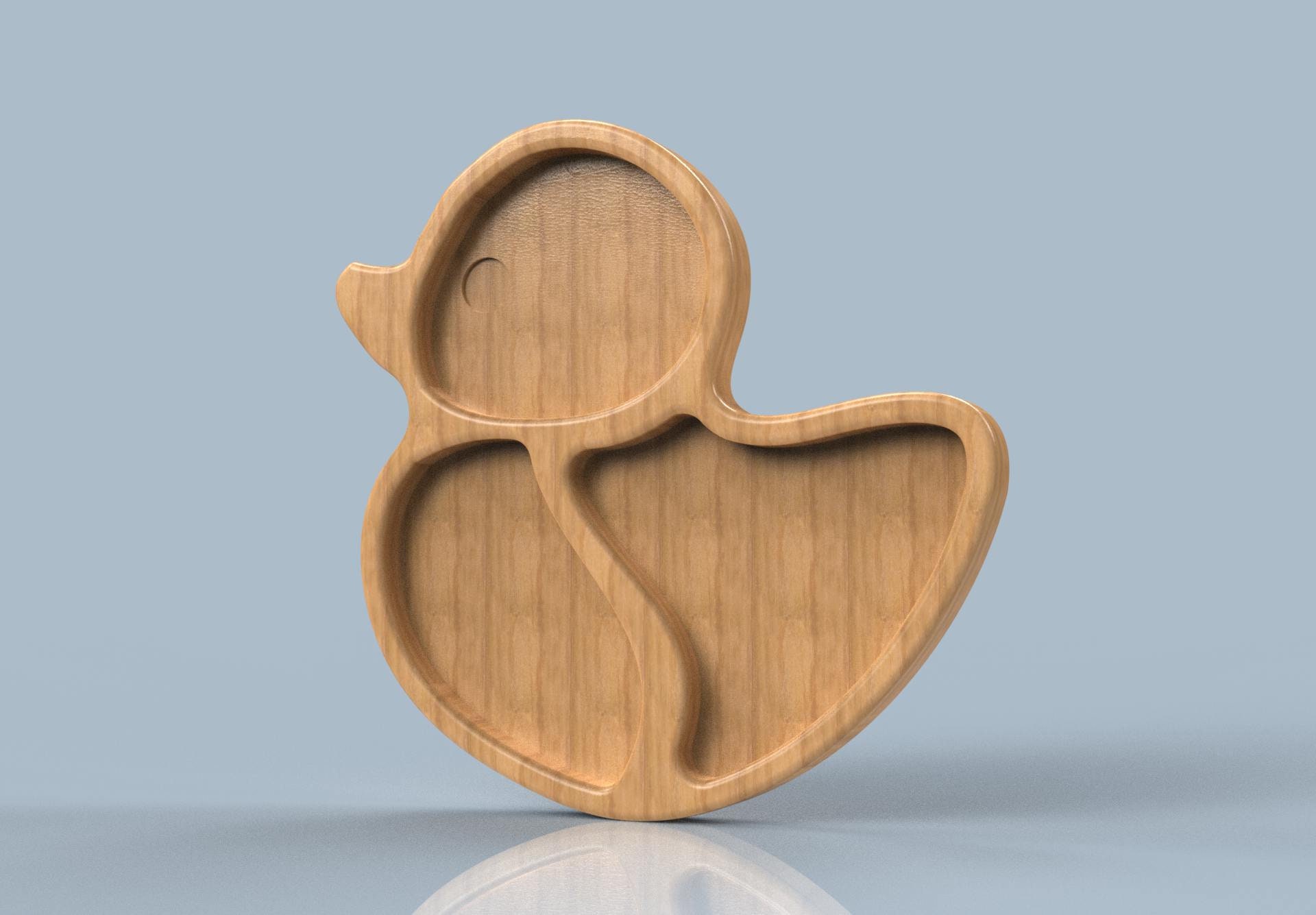 Duck Tray 3D CAD Files | Stl | CNC Cut Files | 3D Printing | Ashtray ...