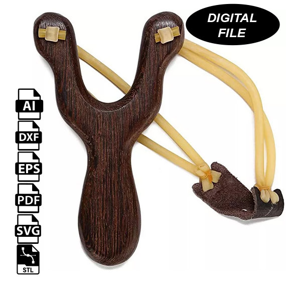 Wooden Slingshot Template