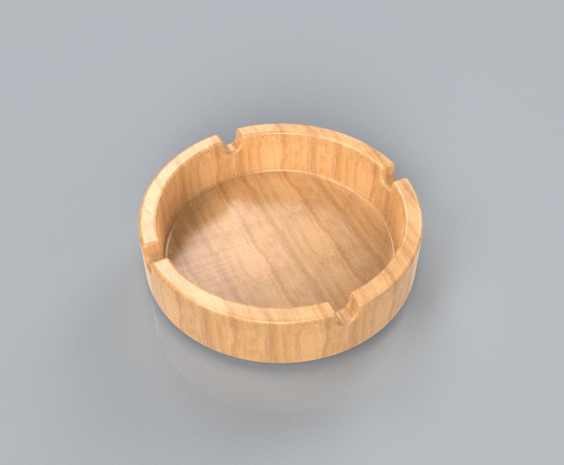 Ashtray 3D CAD Files Stl Step CNC Cut Files 3D Printing Ashtray ...