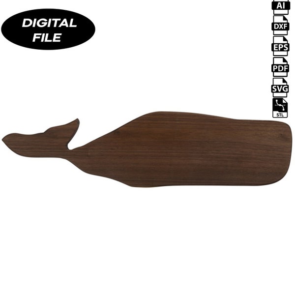 Wood Whale Cutting Board - Etsy