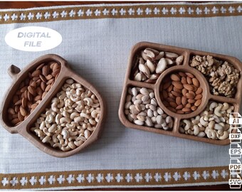 Ashtray CNC Files for Wood svg Dxf Pdf Eps Ai Stl - Etsy