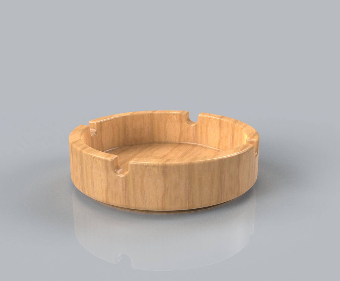 Ashtray 3D CAD Files Stl Step CNC Cut Files 3D Printing - Etsy