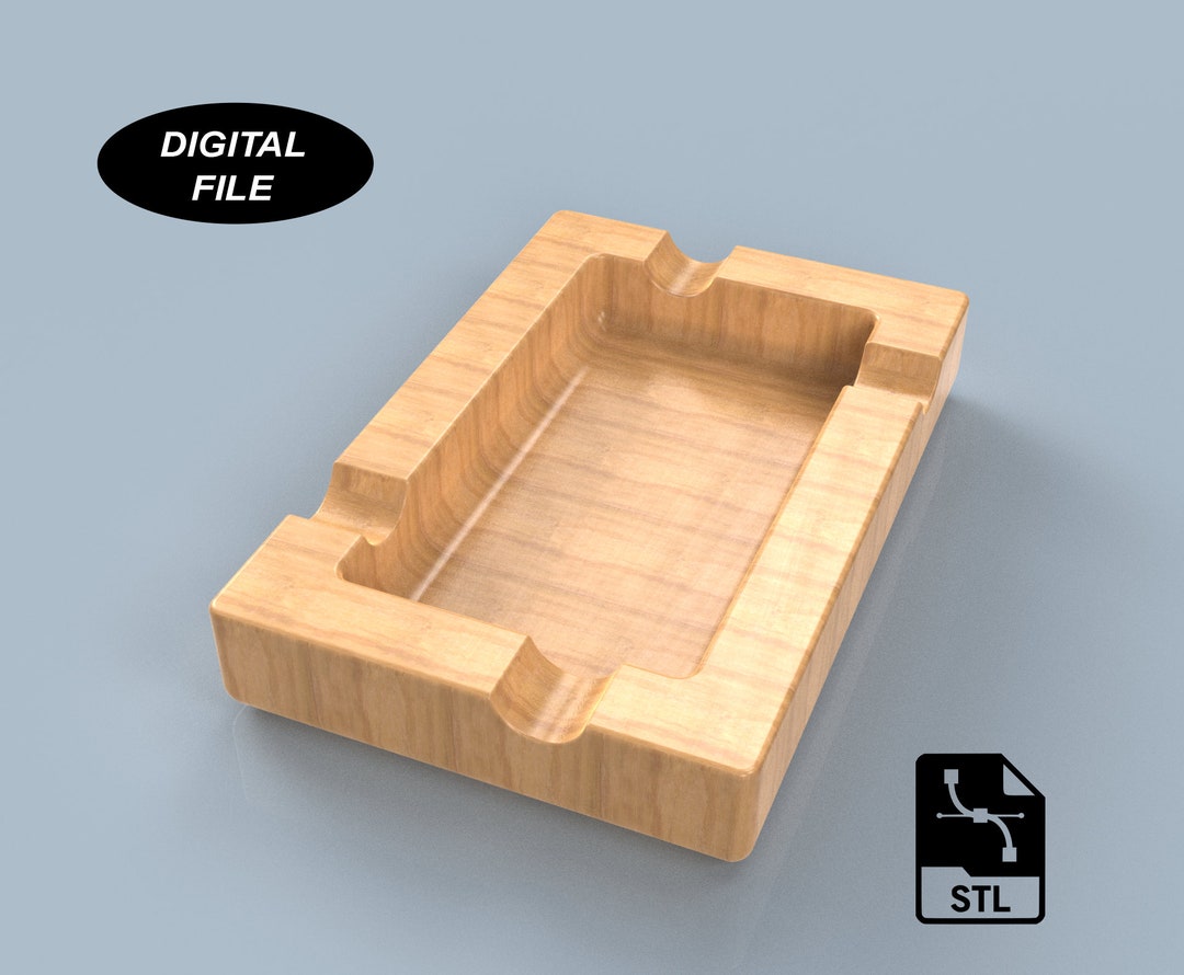 Ashtray 3D CAD Files | Stl Step | CNC Cut Files | 3D Printing | Ashtray ...