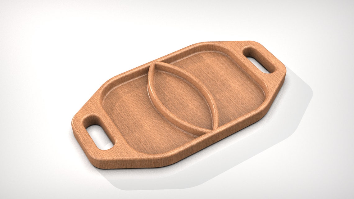 Serving Tray 3D STL File and Vector Files dxf Svg Eps - Etsy