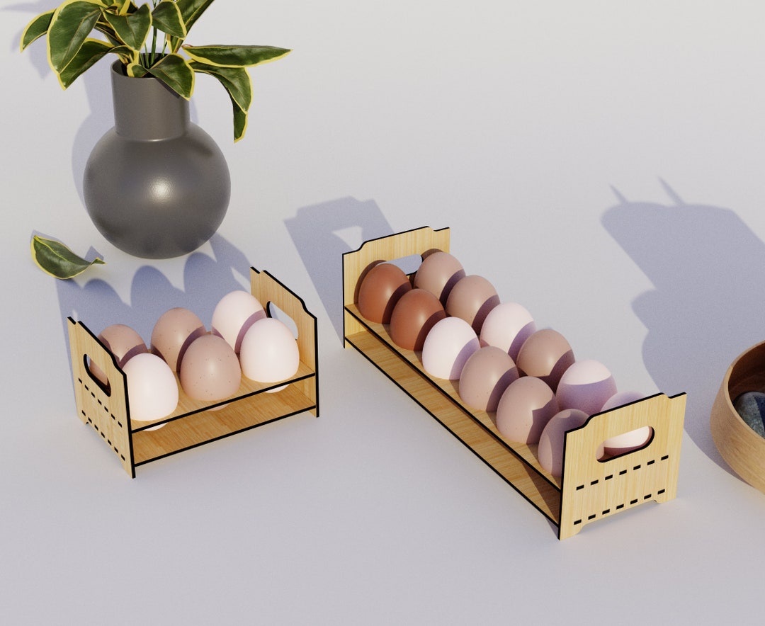 Egg Holder - Laser Cut Files - CNC Files for Wood (svg, Dxf, Pdf, Eps ...