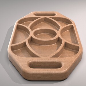 Serving Tray - CNC Files 3D STL File and Vector Files (dxf, Svg, Eps ...