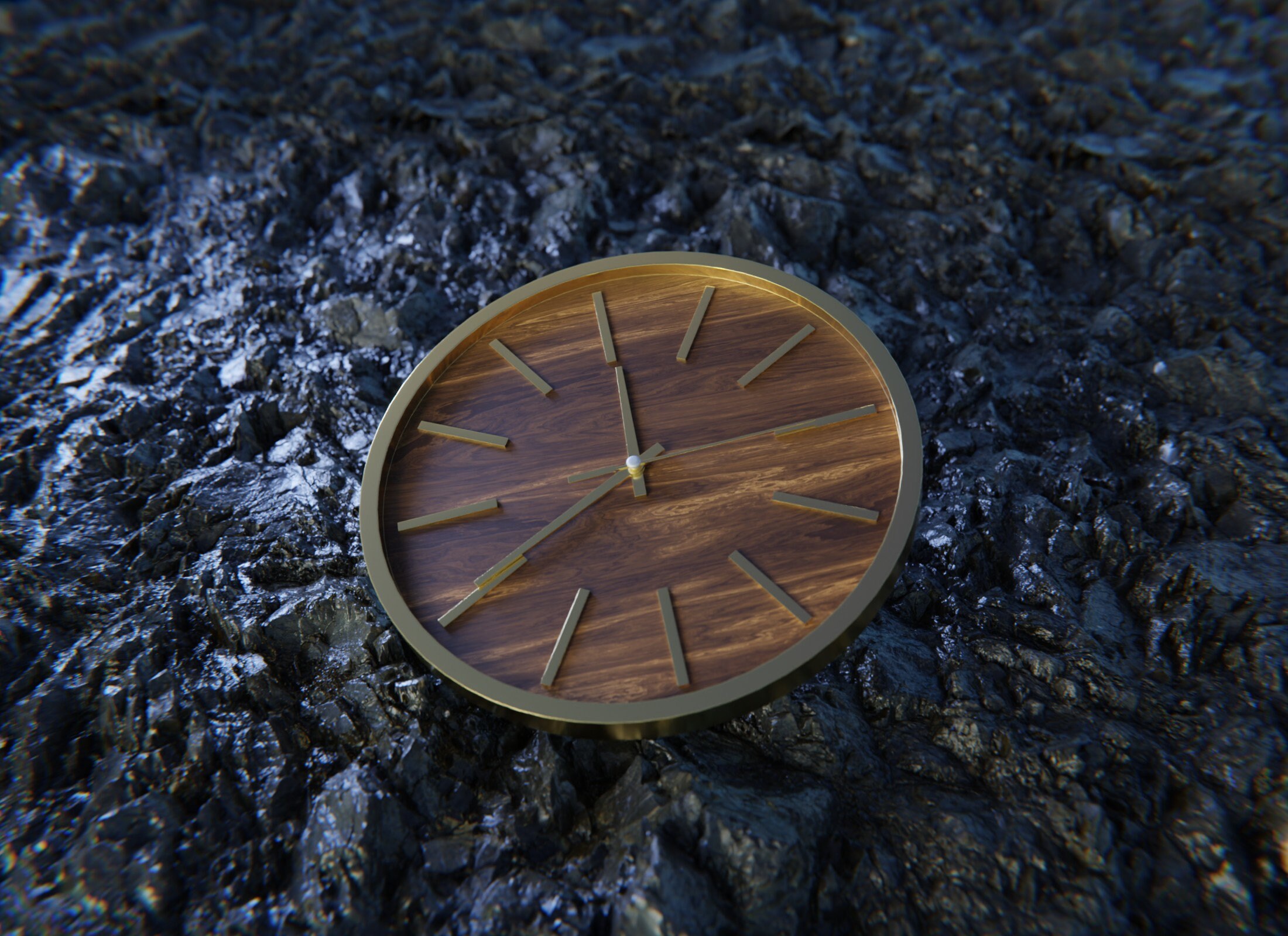 Clock Wall CNC Files for Wood 3D Printing svg, Dxf, Eps, Ai, Pdf - Etsy