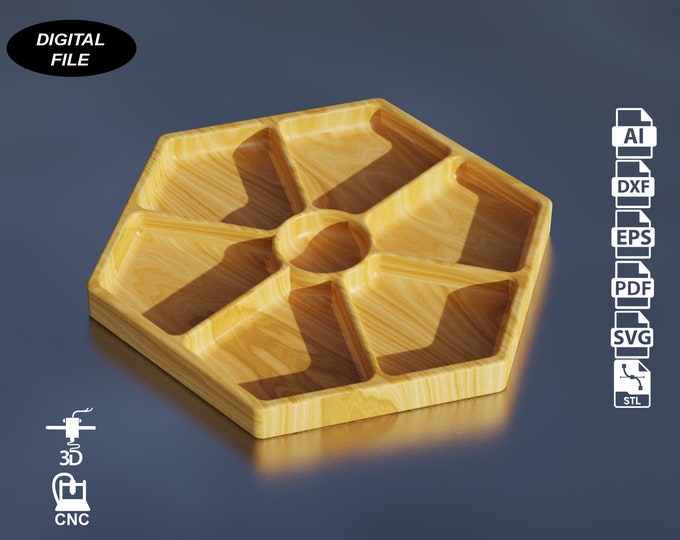 Digital Svg, Dfx, Pdf File for a Paw Tray for CNC Routers - Etsy Canada