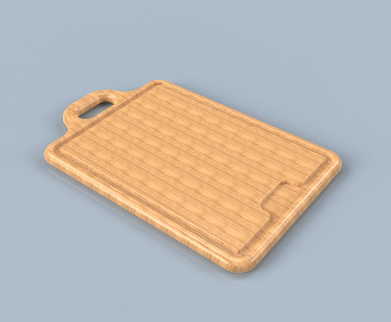 Cutting Board V20 CNC Files for Wood svg, Dxf, Pdf, Eps, Ai, Stl - Etsy