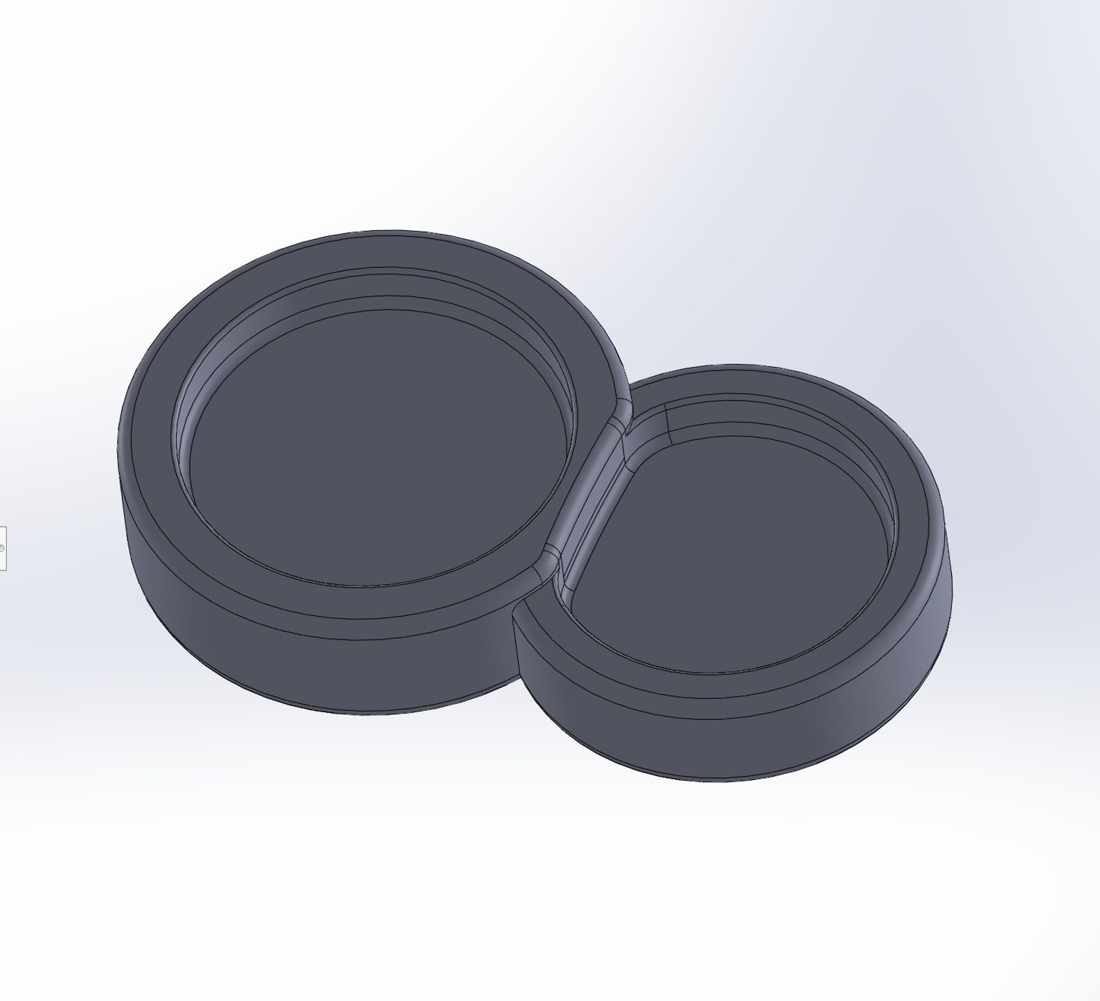 Double Ashtray Wiskey Tray CNC Files for Wood svg, Dxf, Pdf, Eps, Ai ...