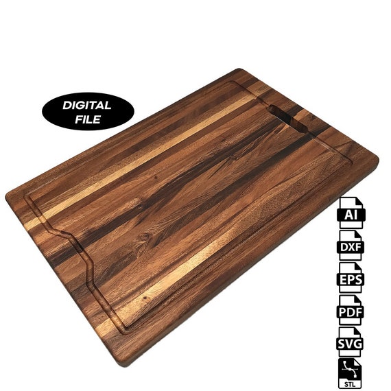 Cutting Board CNC Files for Wood svg Dxf Pdf Eps Ai - Etsy