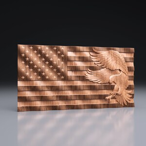 US Flag Bundle- CNC Files for Wood 3D Printing (svg, Dxf, Eps, Ai, Pdf ...