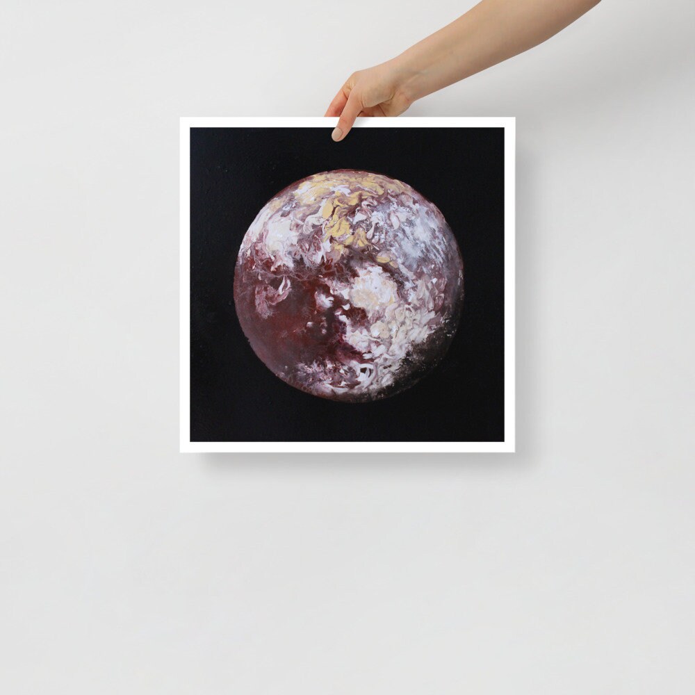 Pluto - Digital Print - Etsy