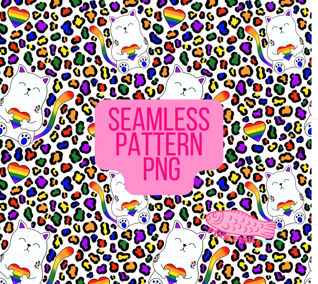 Cat Leopard Pride PNG for Sublimation - Etsy
