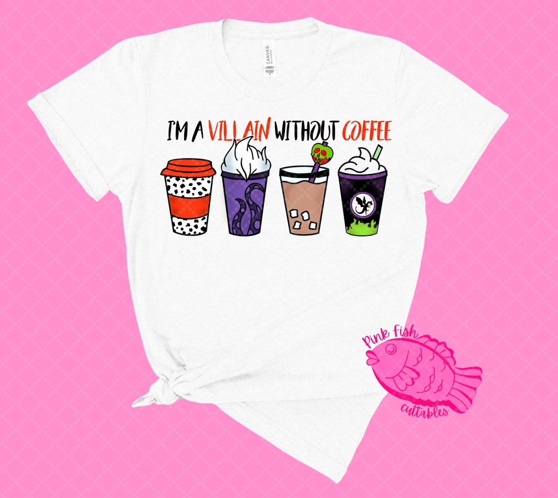 Villains Coffee PNG for Sublimation - Etsy