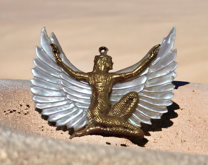 Goddess Isis Made With Clam Shell Mother-of-pearl - Etsy