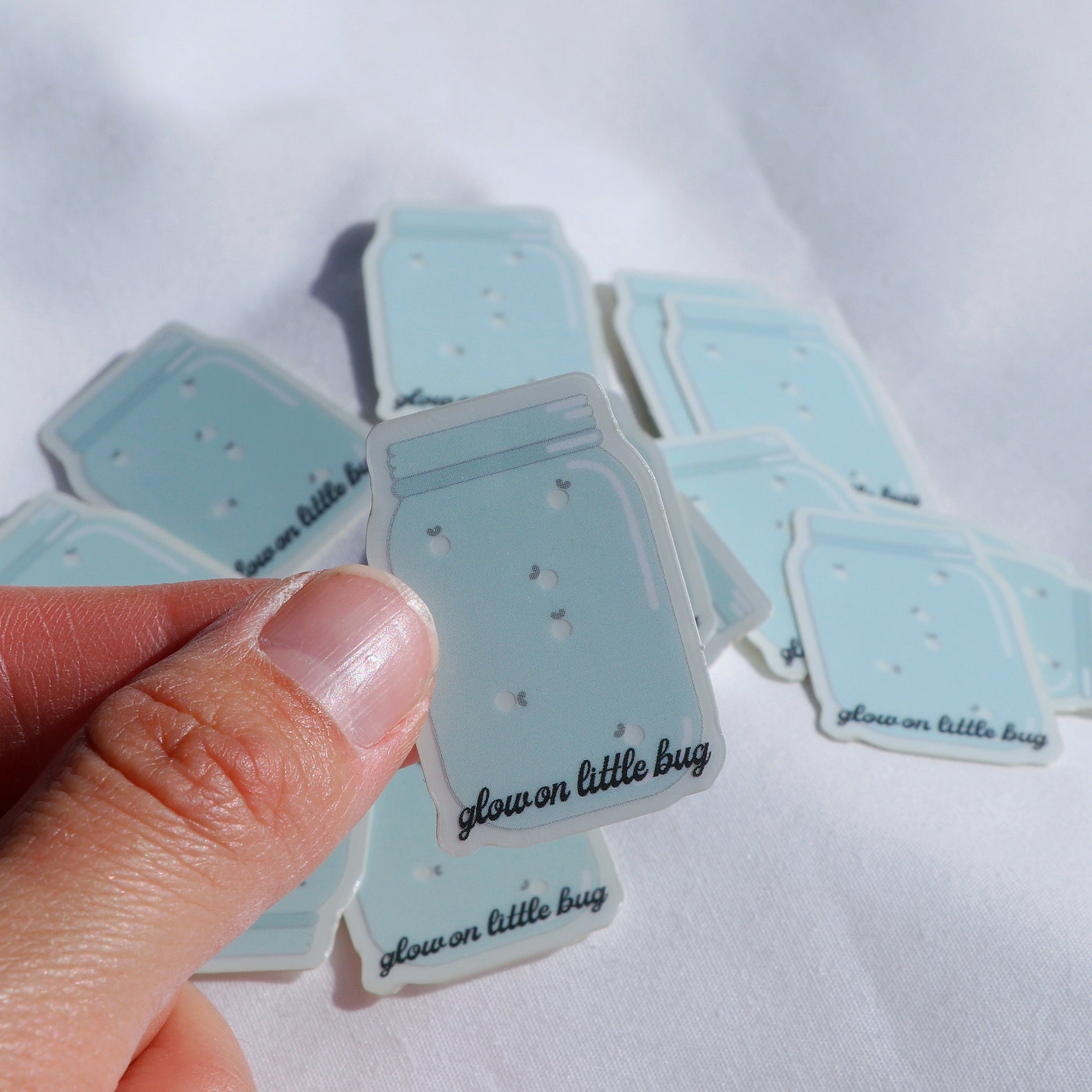 Fire Fly - Glow in the Dark Sticker - Etsy