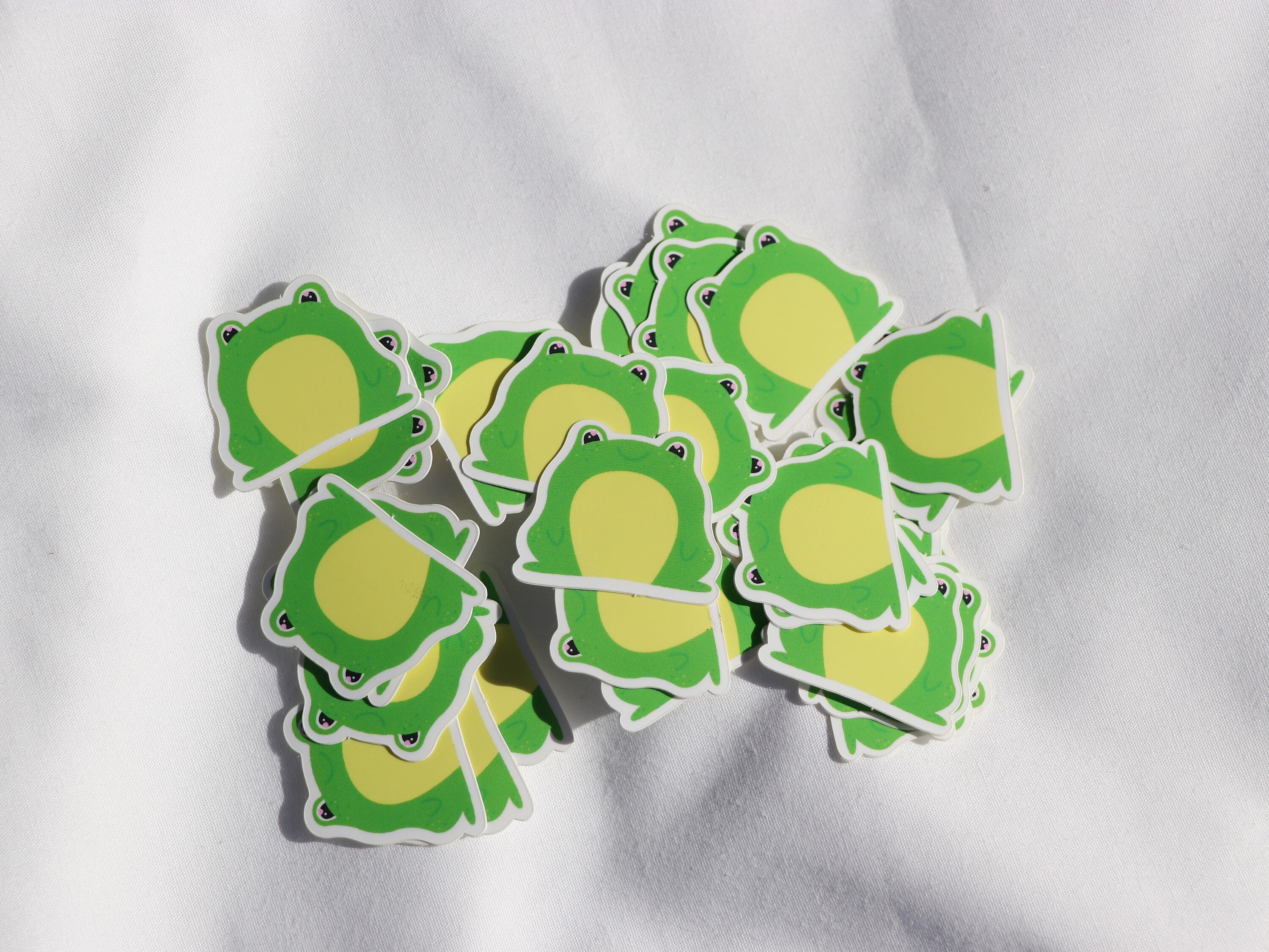 Cute Froggy Smiling Frog Sticker - Etsy