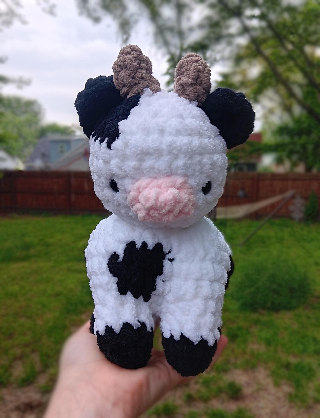 Crochet Four-legged Standing Cow! - Etsy