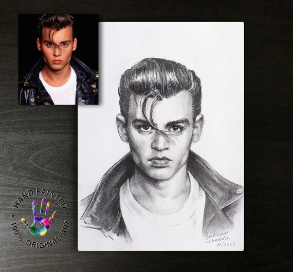 Johnny Depp Cry Baby Drawings