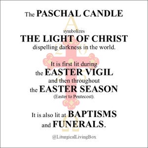 2025 Easter Paschal Candle Vinyl Sticker - Etsy