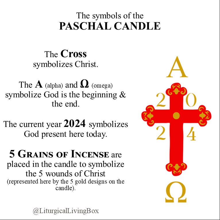 Sticker wax Nails 2024 Easter Paschal Candle Vinyl Sticker With 5 Gold ...