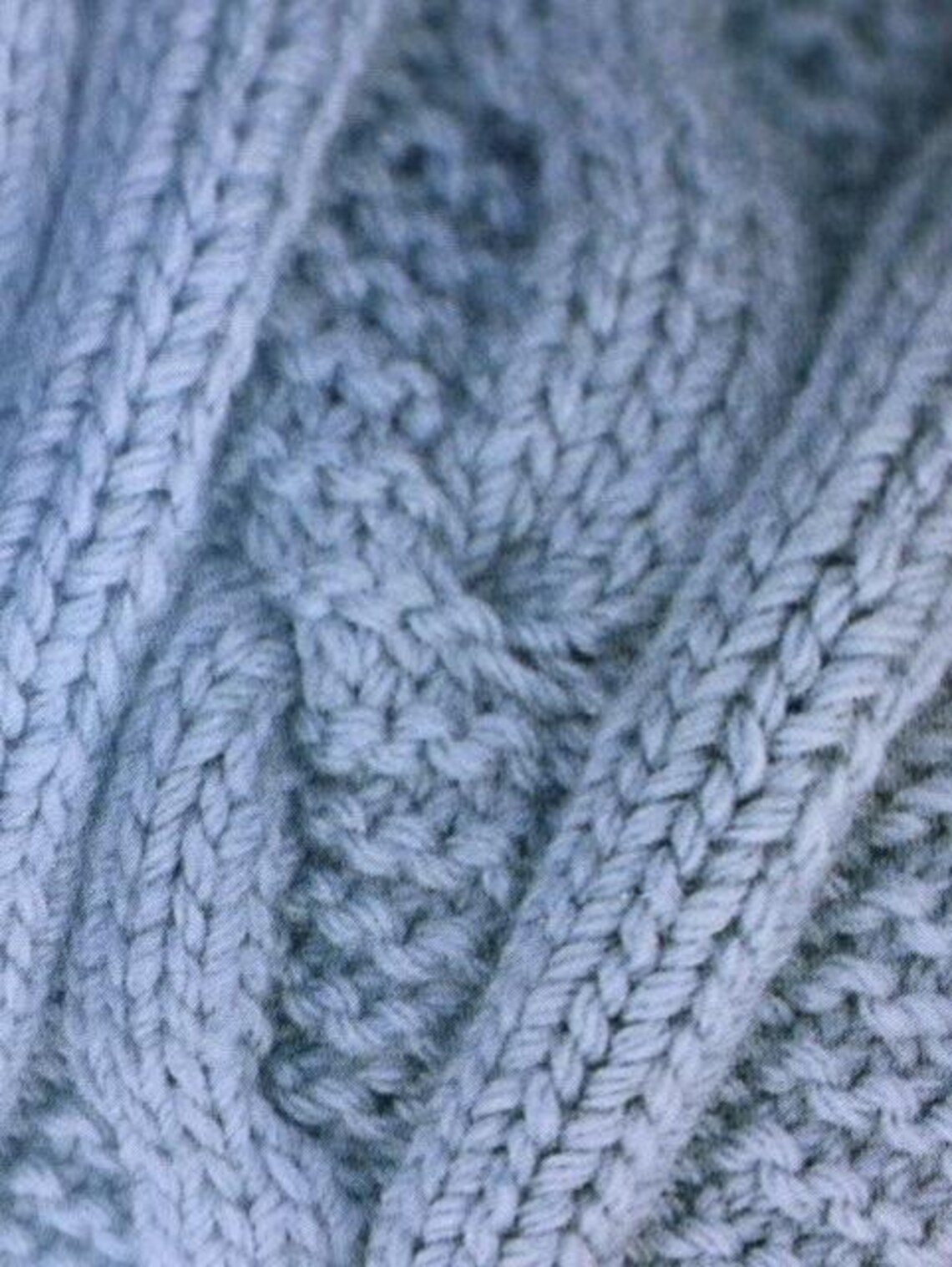 Knitting Pattern Cable Pattern Baby Blanket Shawl Afghan in DK Yarn ...