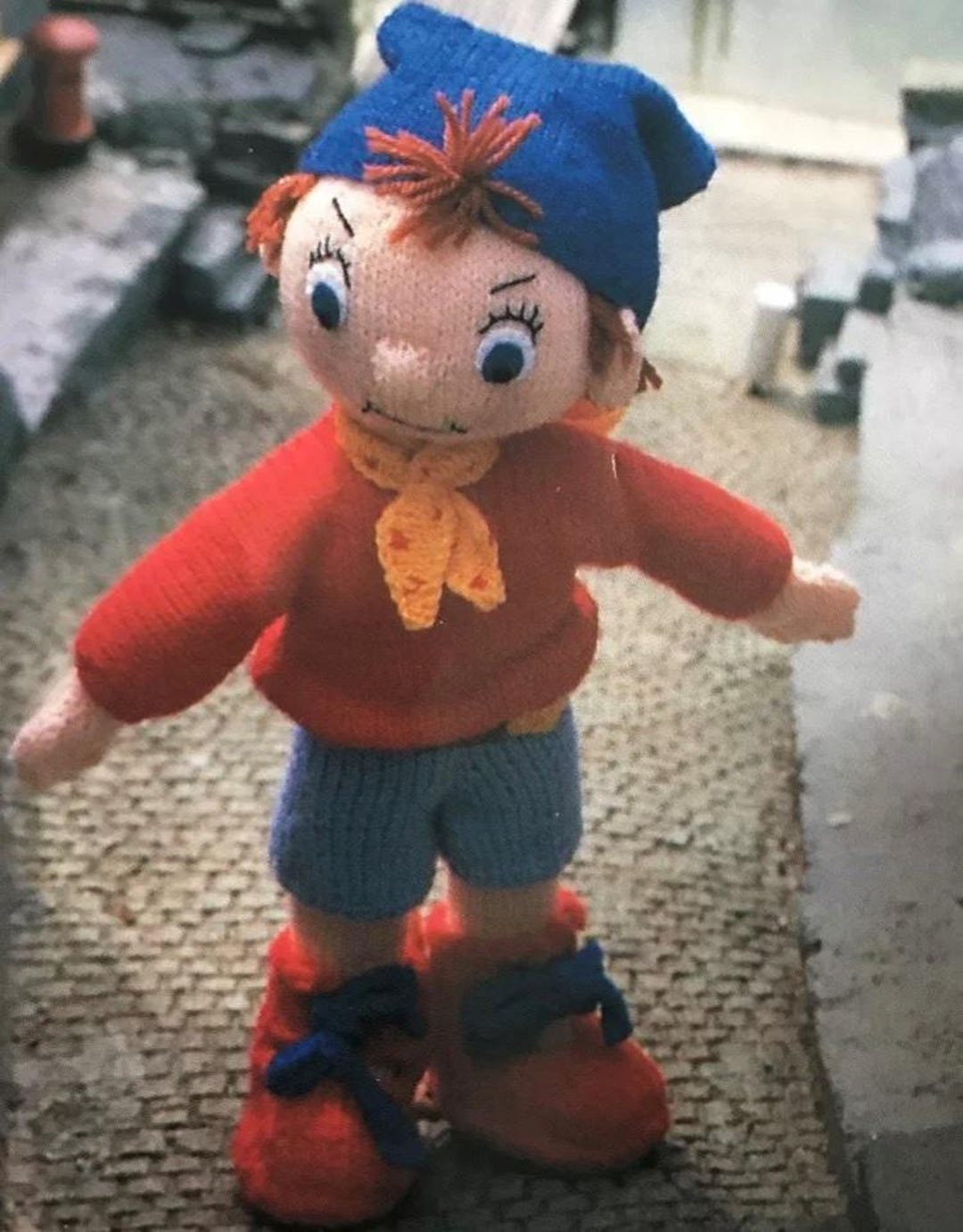 Knitting Pattern Noddy Downloadable Pdf in ENGLISH Only - Etsy