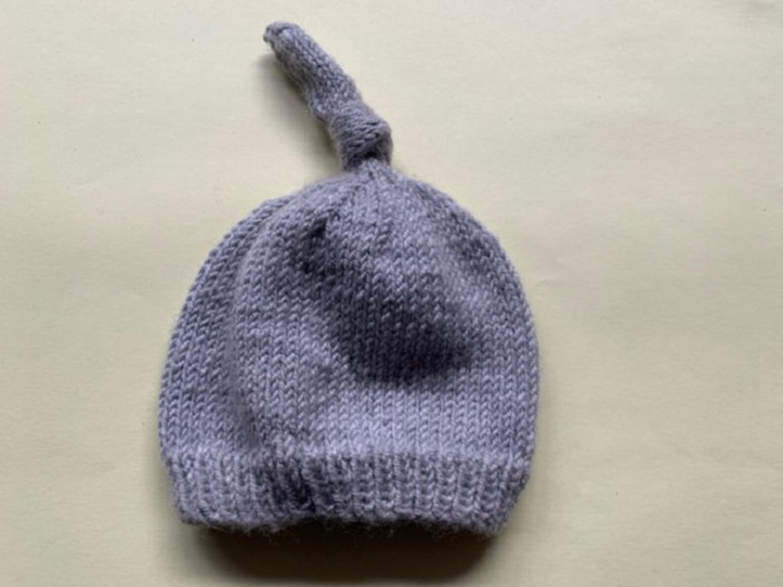 Knitting Pattern for Three Hats to Fit Premature Babies 3 to 5 Lbs in ...
