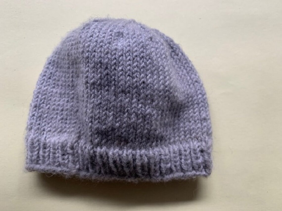 Knitting Pattern for Three Hats to Fit Premature Babies 3 to 5 Lbs in ...