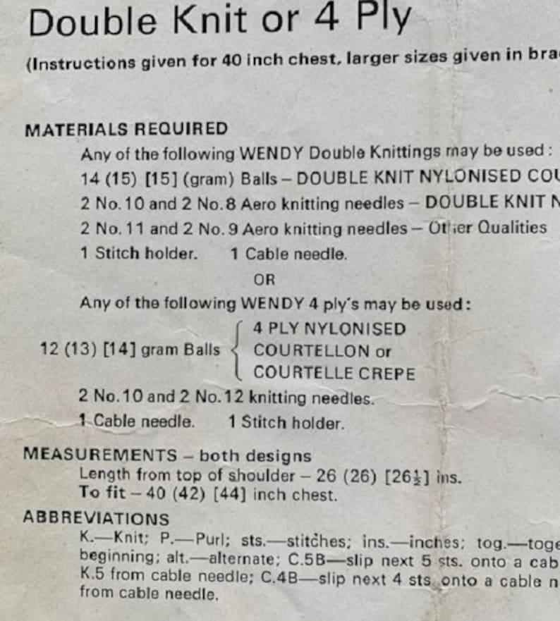 Knitting Pattern Easy Knit Mens Classic Slipover Sleeveless Sweater DK ...