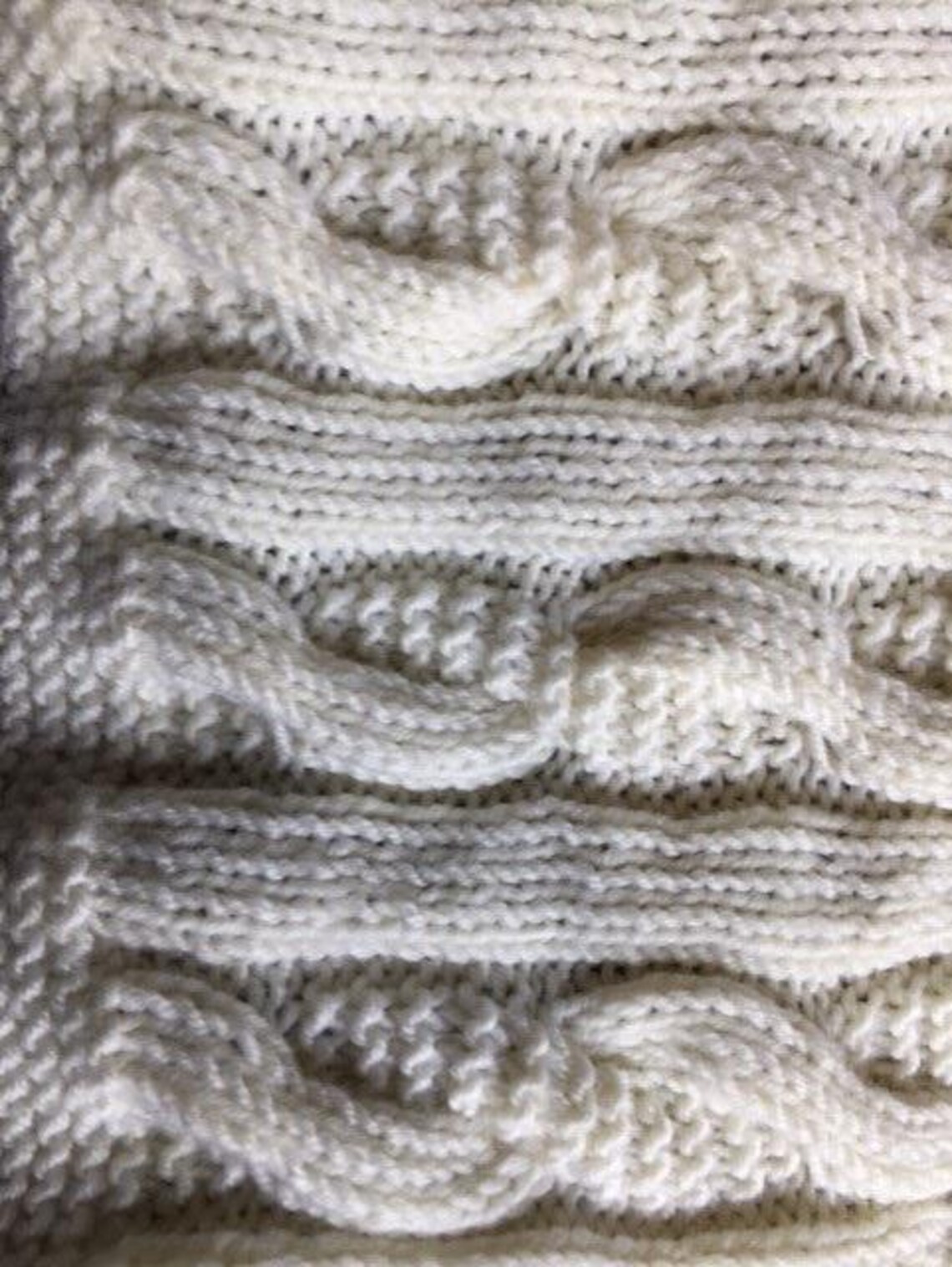 Knitting Pattern Cable Pattern Baby Blanket Shawl Afghan in DK Yarn ...