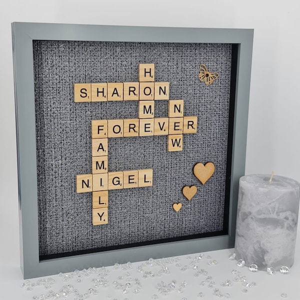 Scrabble Frame - Etsy UK