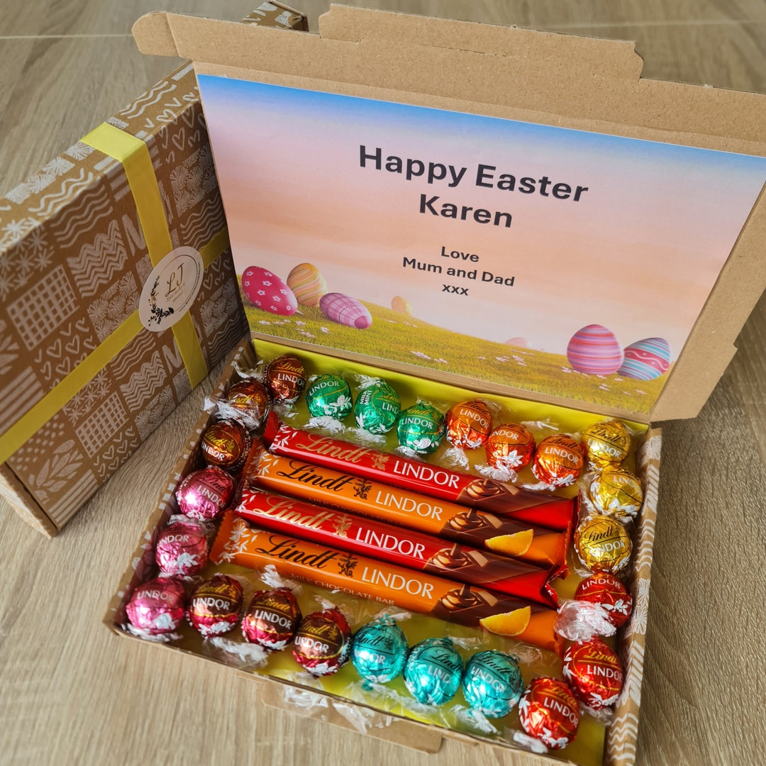Chocolate Hamper/sweet Hamper/lindt Sweet Box/personalised Sweets ...