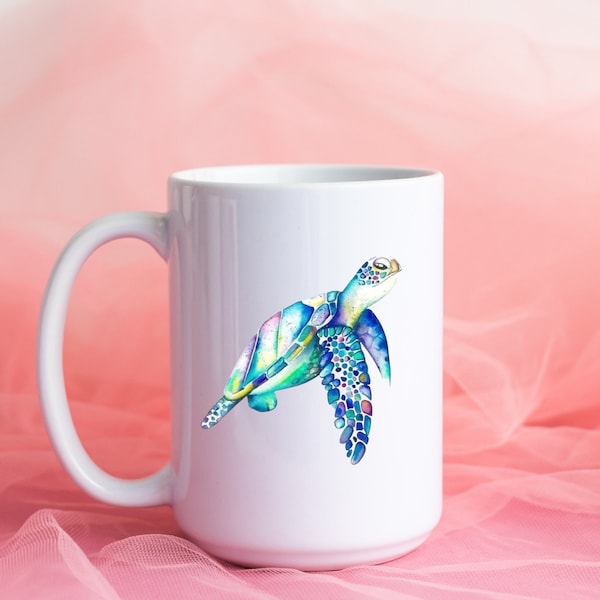 Turtle Mug - Etsy