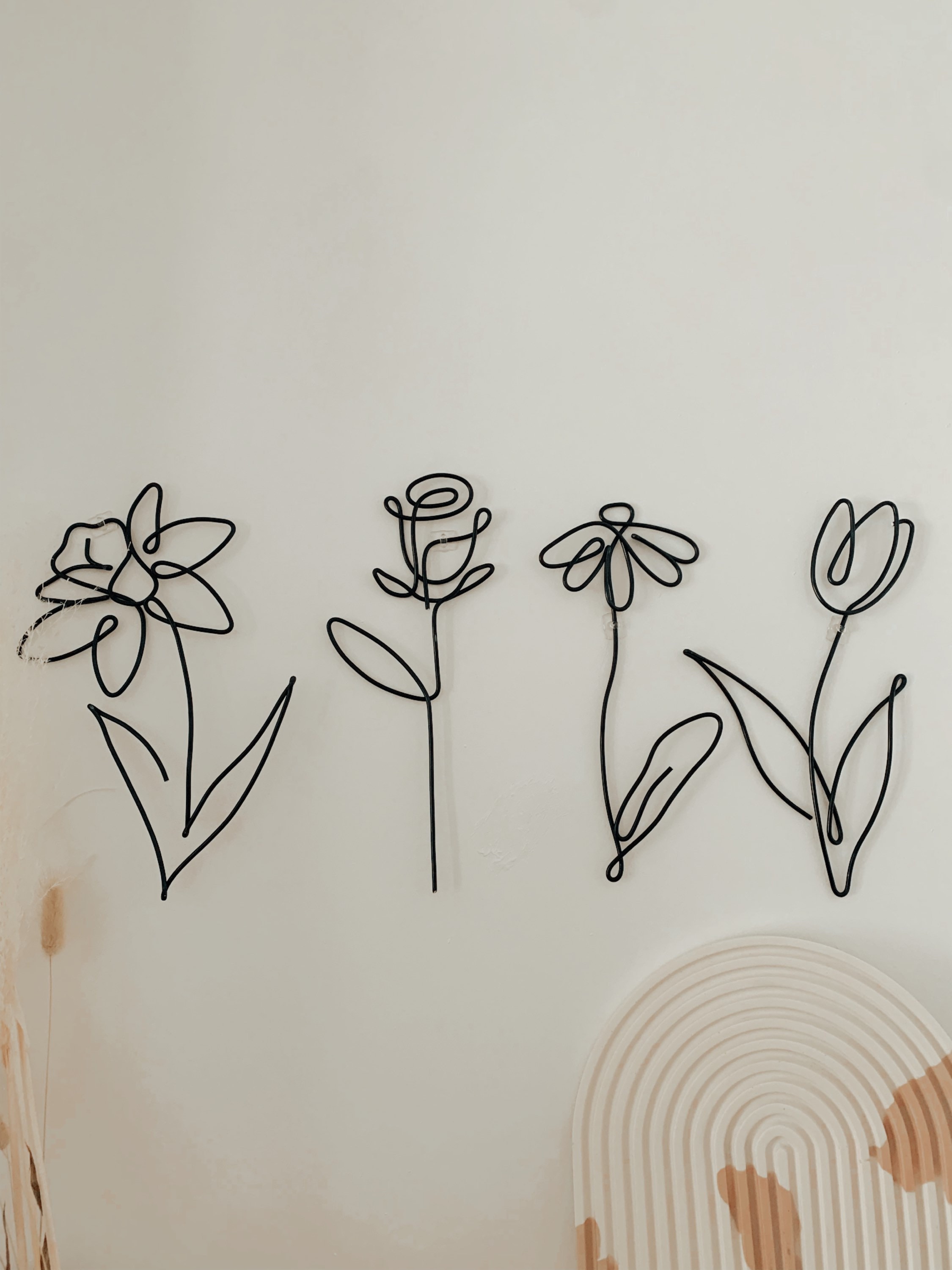 Flower Wire Sculpture