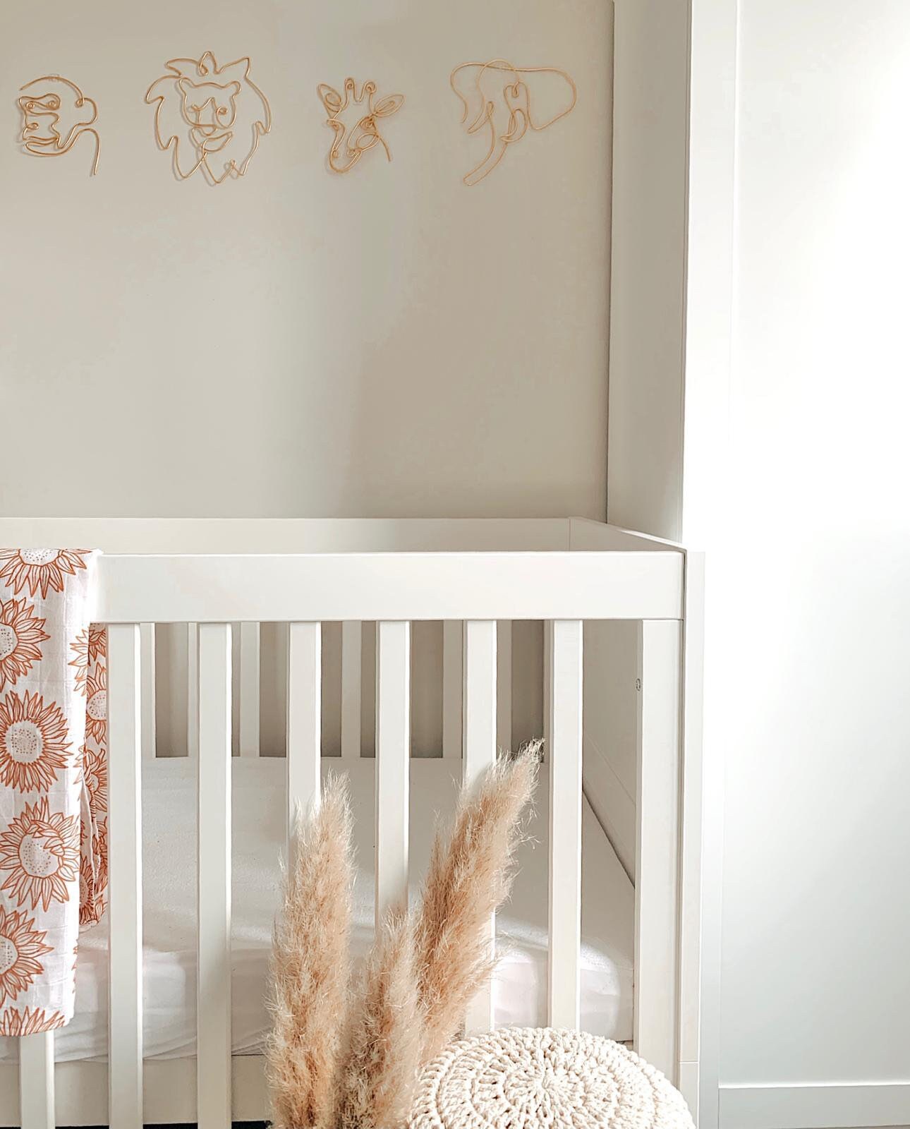 Wire Safari Animal Heads | Etsy