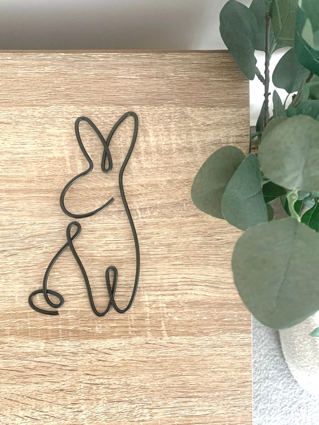 Fiver Friday Easter Decorations Wire Bunny Rabbit Artwork Continuous ...