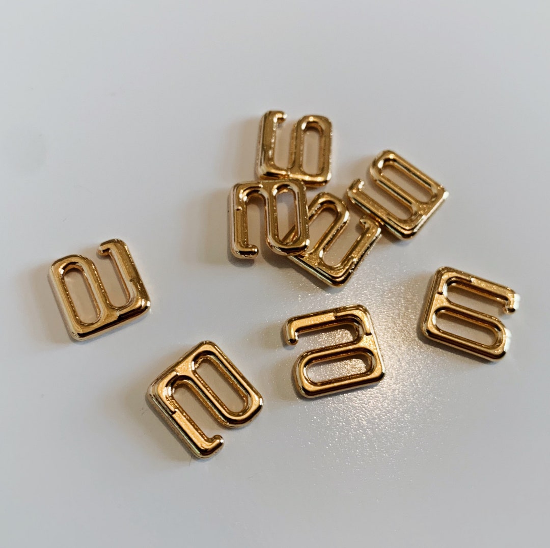 Soft Gold 8mm G-hooks / Swan Hooks for Bra Making and Swimwear - Etsy