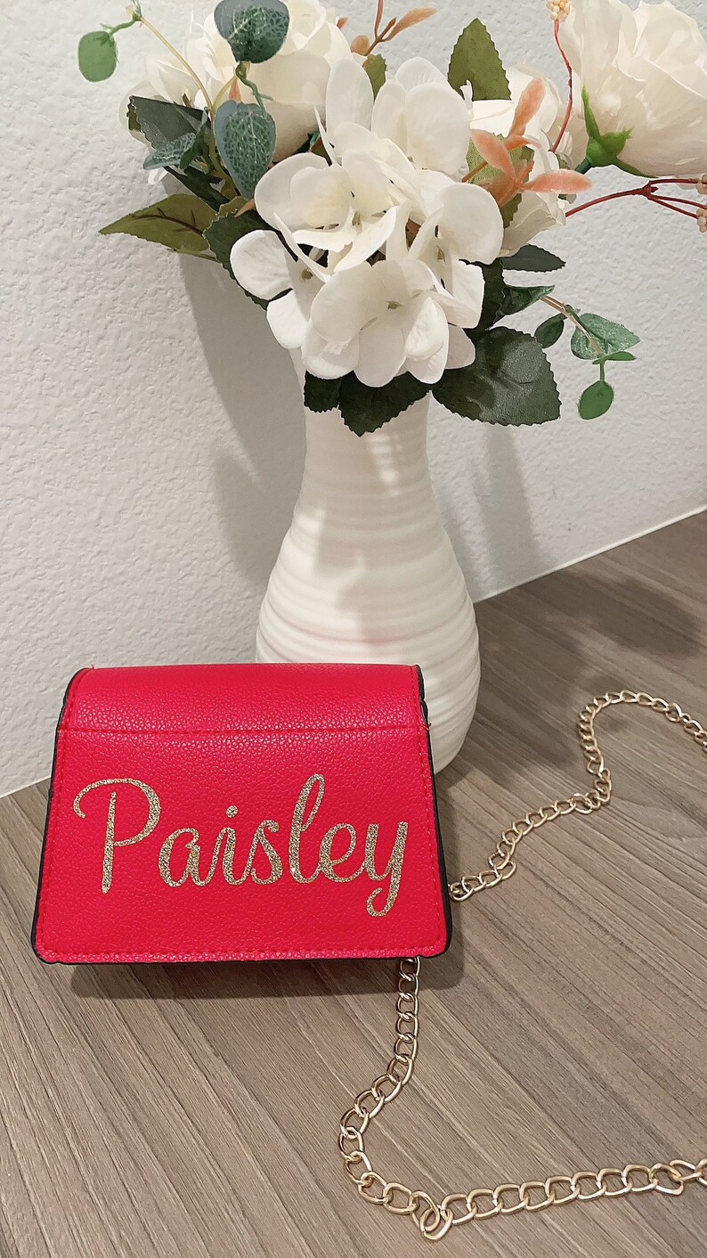 Personalized Boutique Girl Purse. Lovely Mini Bag for Girls. Gift for ...