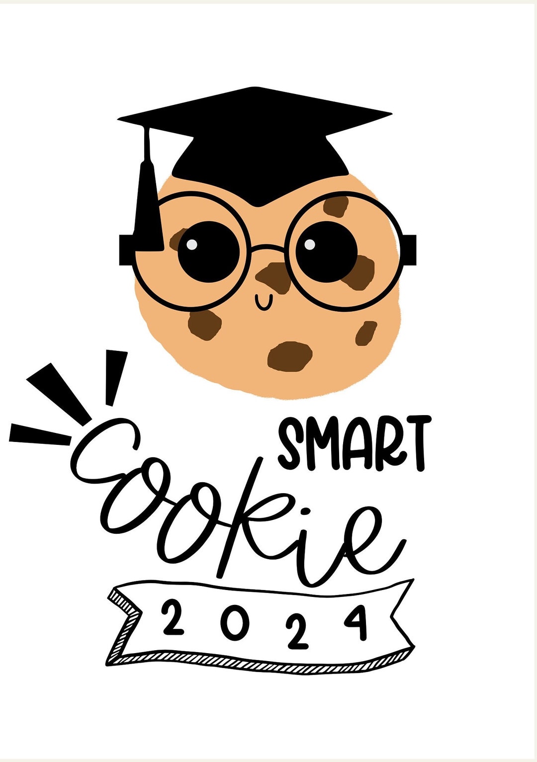 Smart Cookie Grad Graduation Card Graduation Cap Graduation 2024 ...