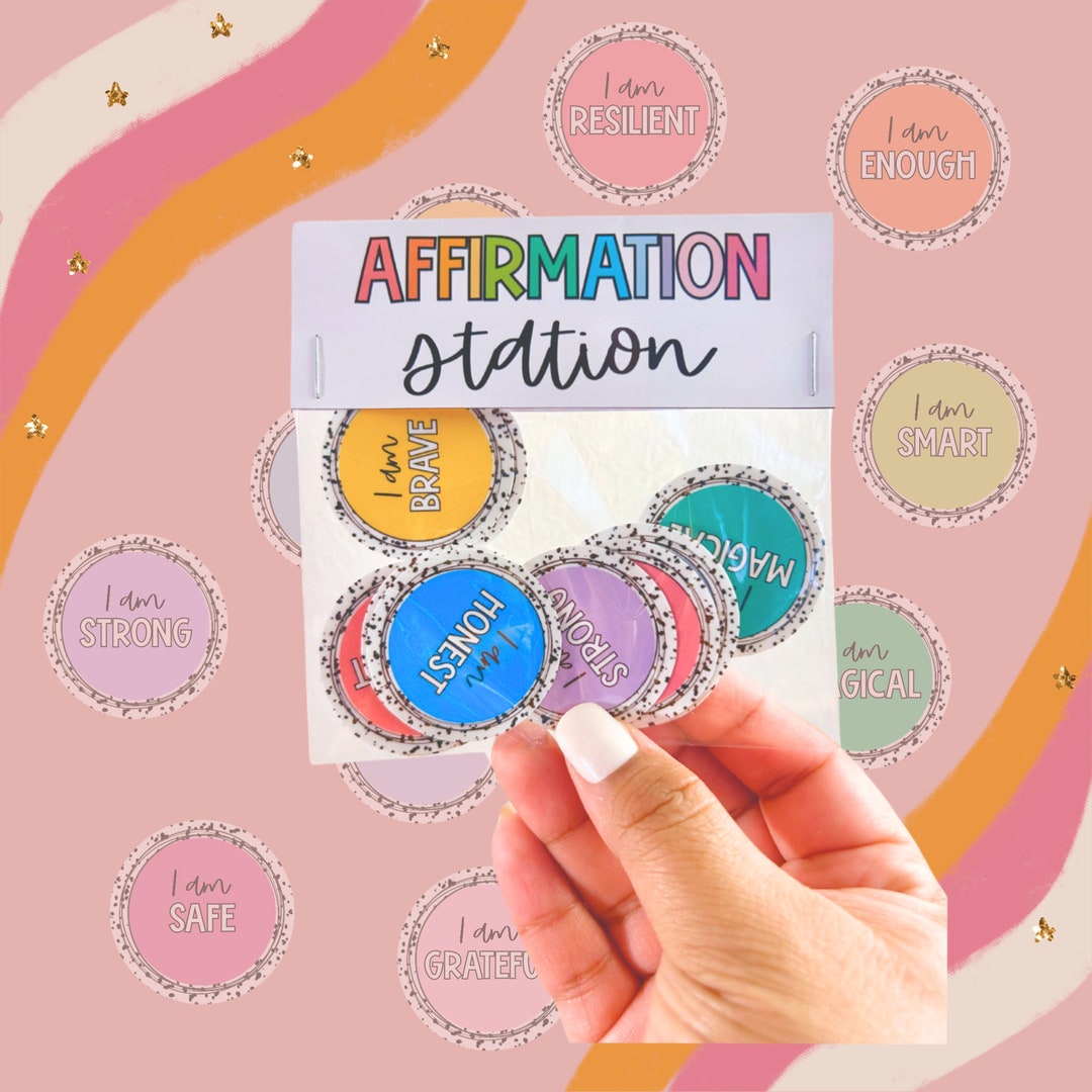 Affirmation Station Sticker Pack | Motivational | Positivity | Self ...