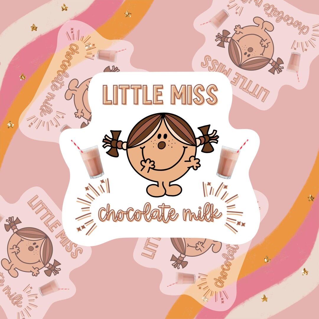 Little Miss Chocolate Milk Sticker | Trendy Sticker | Water Bottle ...