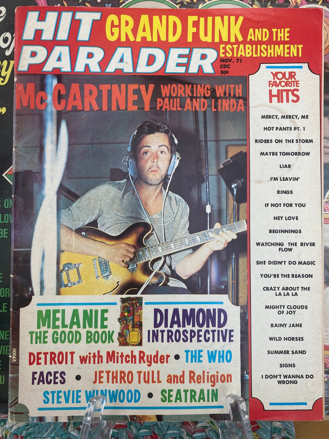 Hit Parader 1971 Paul Mccartney - Etsy