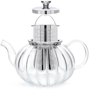 Vienna Glass Teapot With Removable Infuser - Etsy