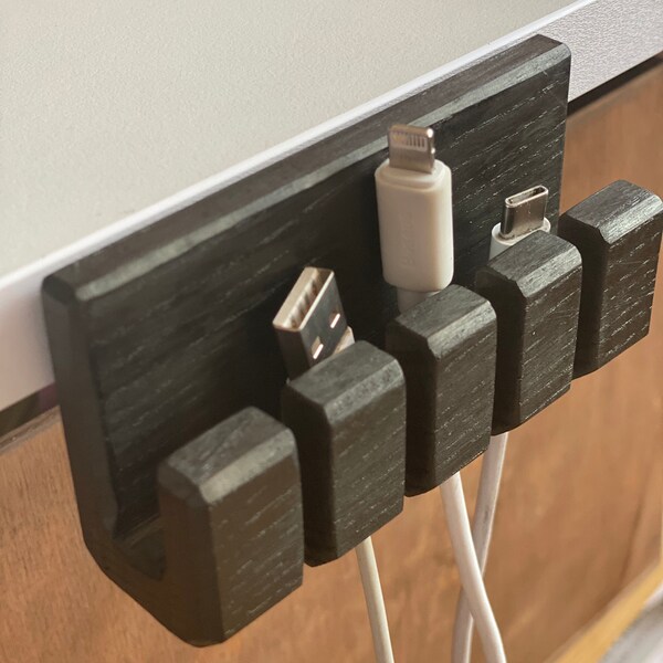 Wood Cable Organizer - Etsy