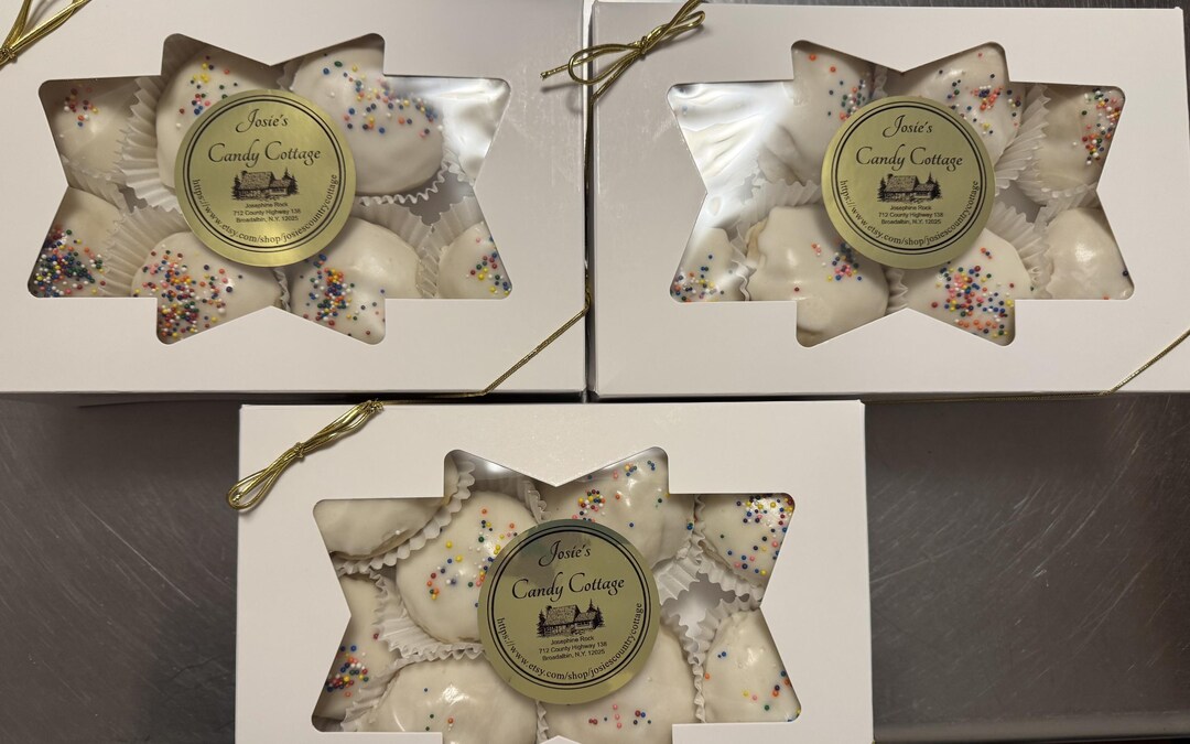 Anginetti Cookies, Genette's, Italian Lemon Cookies With Sprinkles ...
