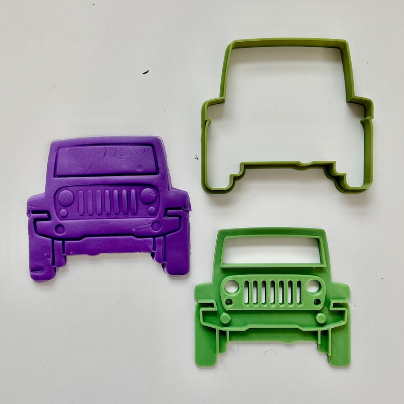Jeep Wrangler Cookie Cutter - 4x4 Off-road Vehicle Shape - Baking ...